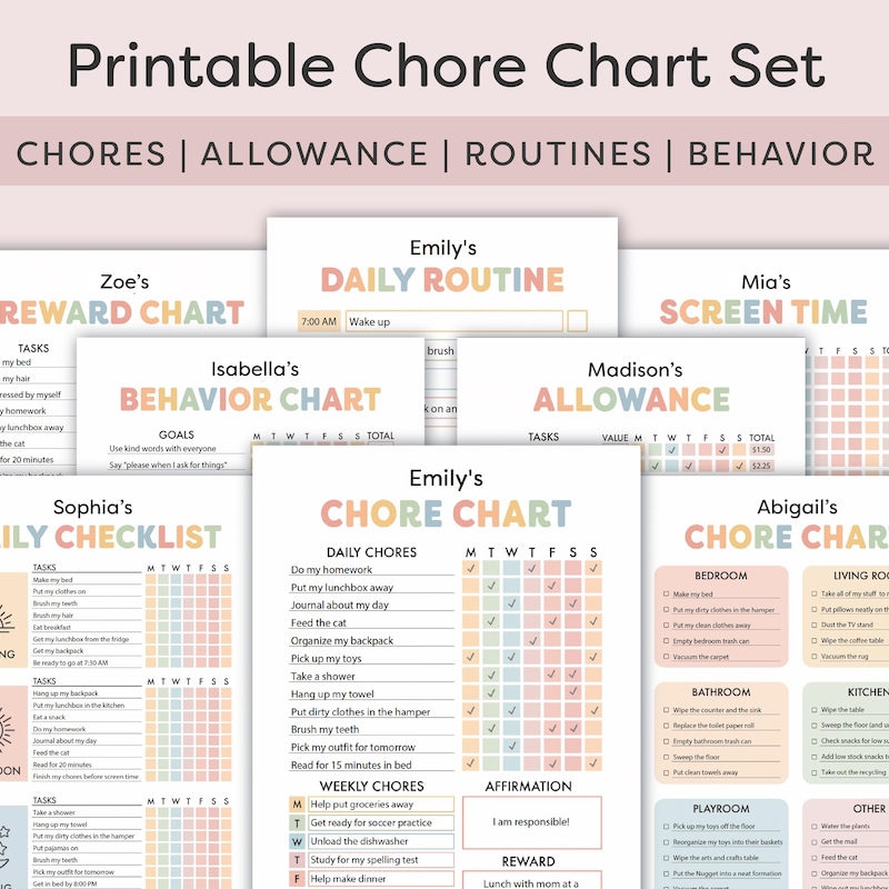 Chore for Screen Time - Etsy
