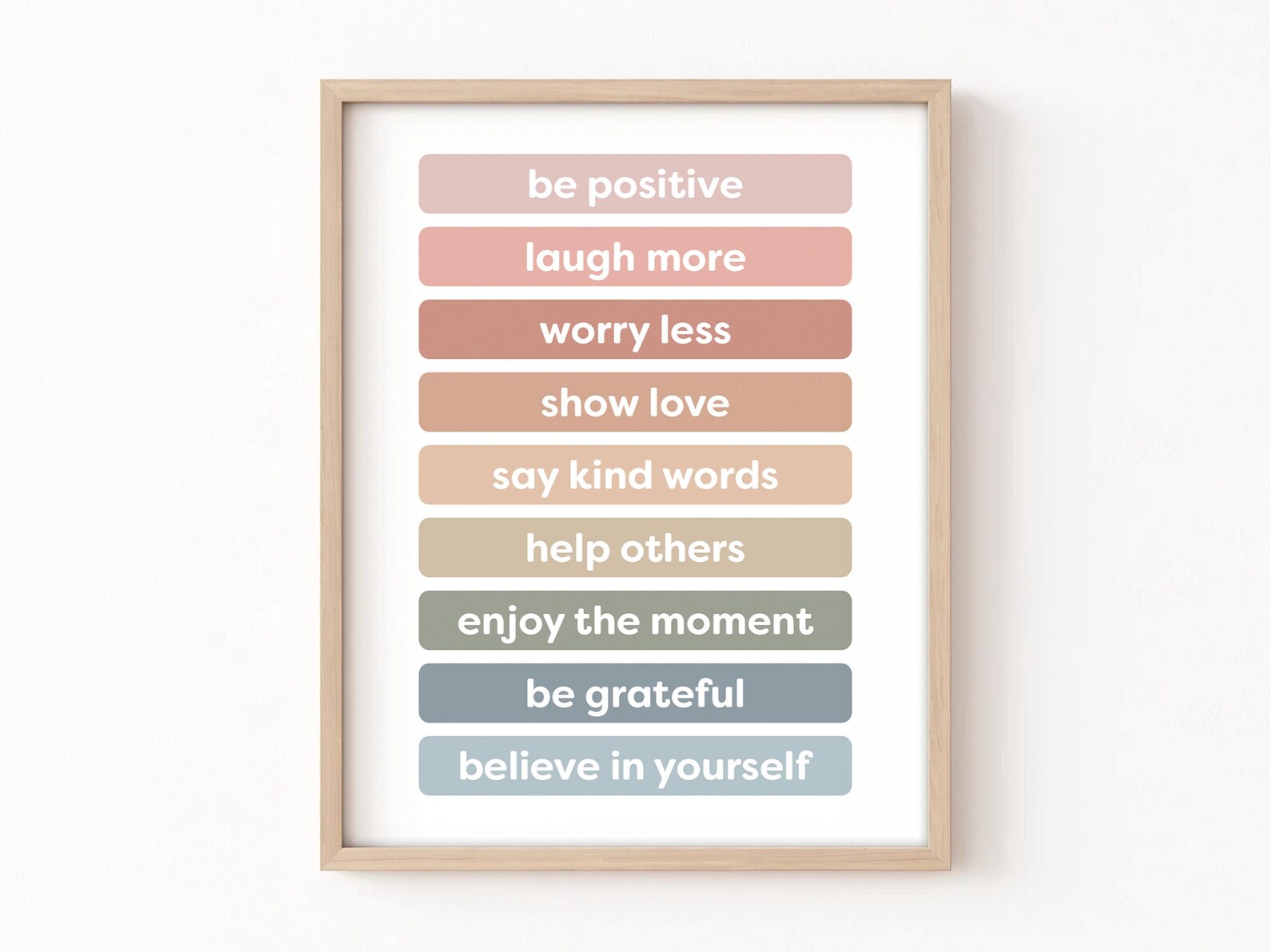 Affirmations Posters Positive Affirmations Wall Art Kids Affirmations ...