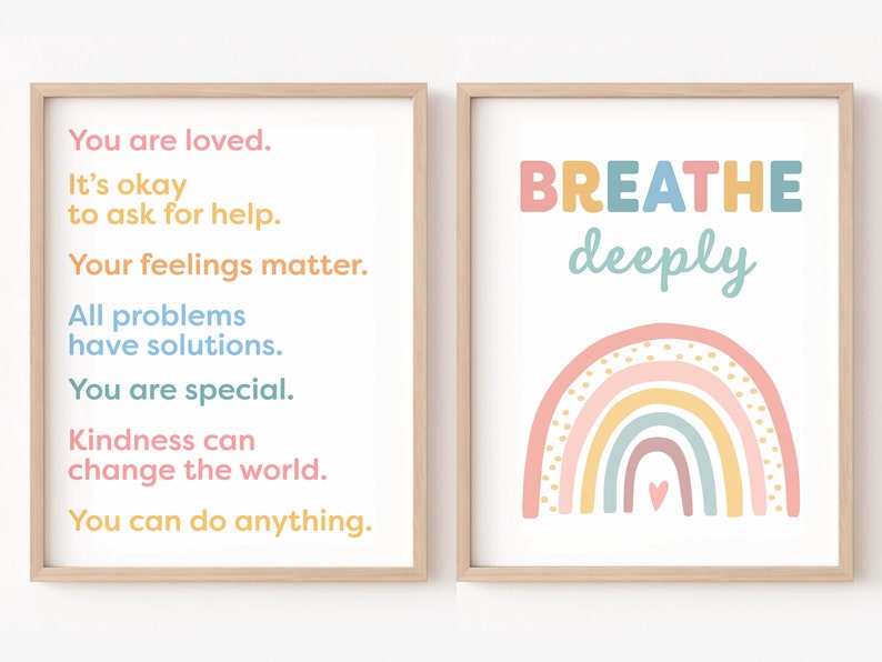 Calm Down Corner Posters SEL Emotions Poster Calm Down Corner - Etsy