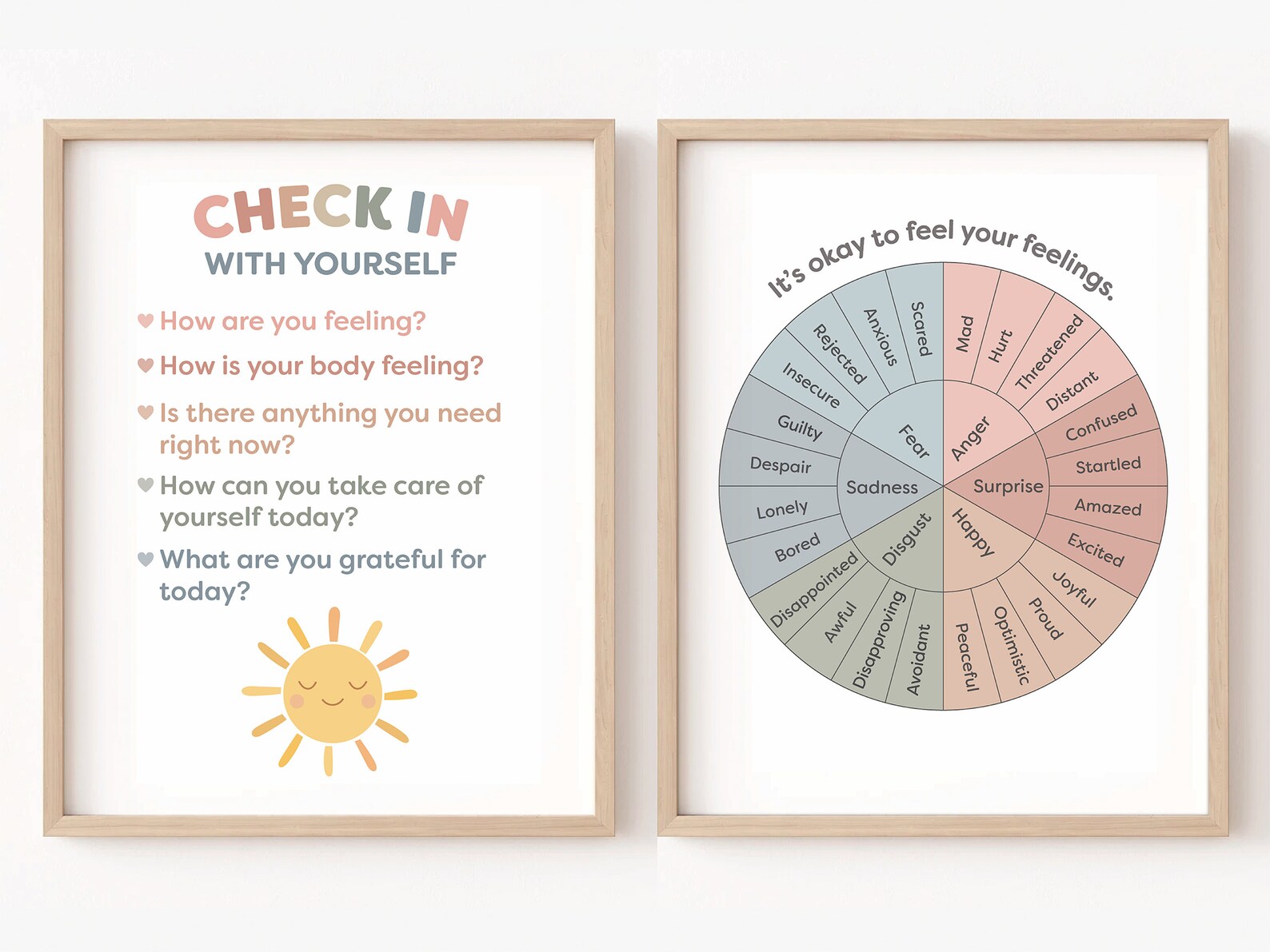 Calming Corner Posters | Feelings Chart, Coping Skills, Positive ...