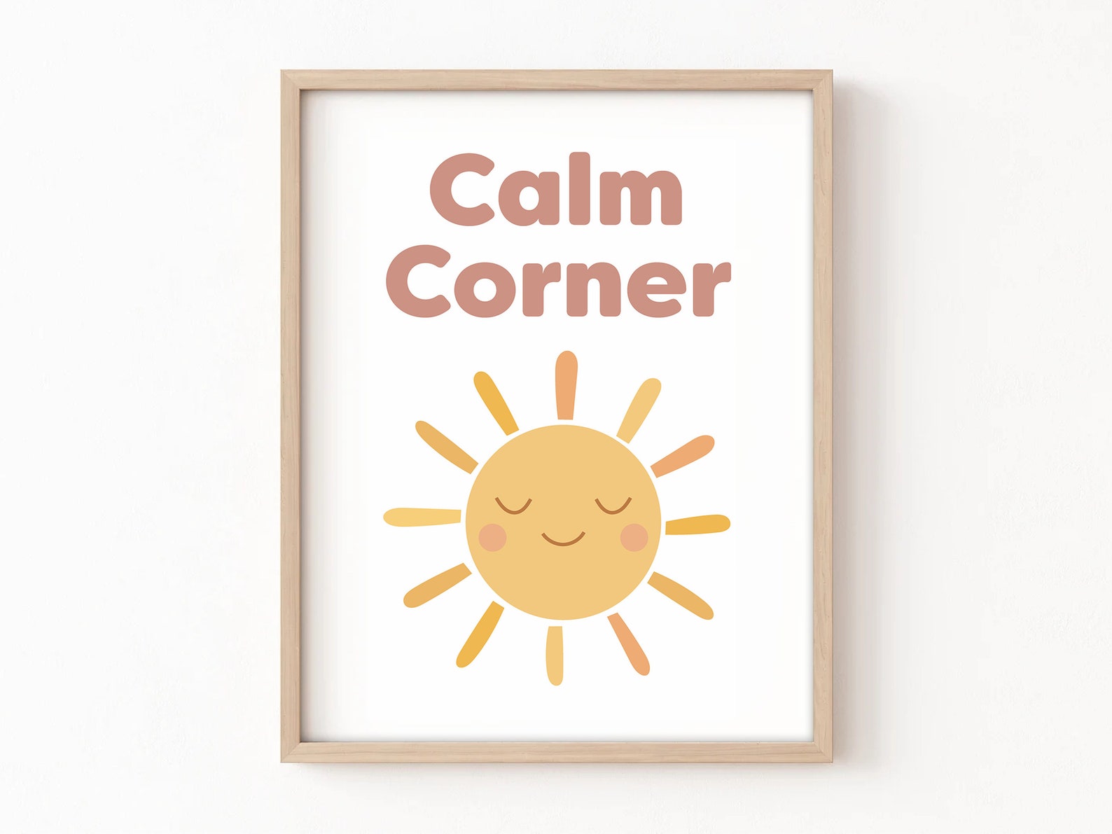 Calming Corner for Toddler Calm Corner Poster Feelings Chart Coping ...