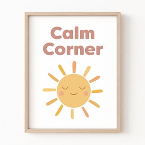 Calm Down Corner Posters Calm Down Corner Printables SEL Emotions ...