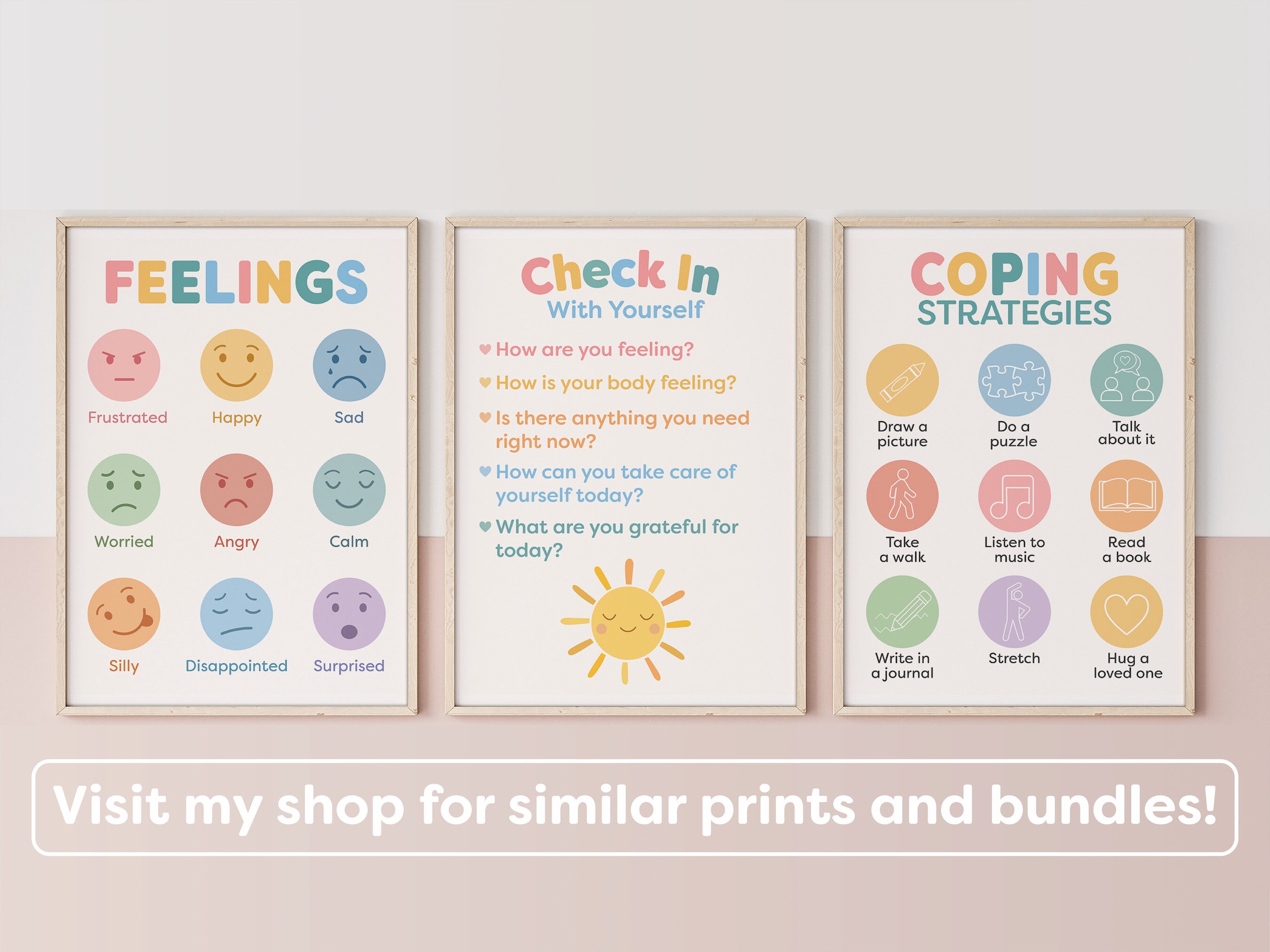 Calm Corner Sign Classroom Decor Mindfulness Printable Wall Art Calming ...