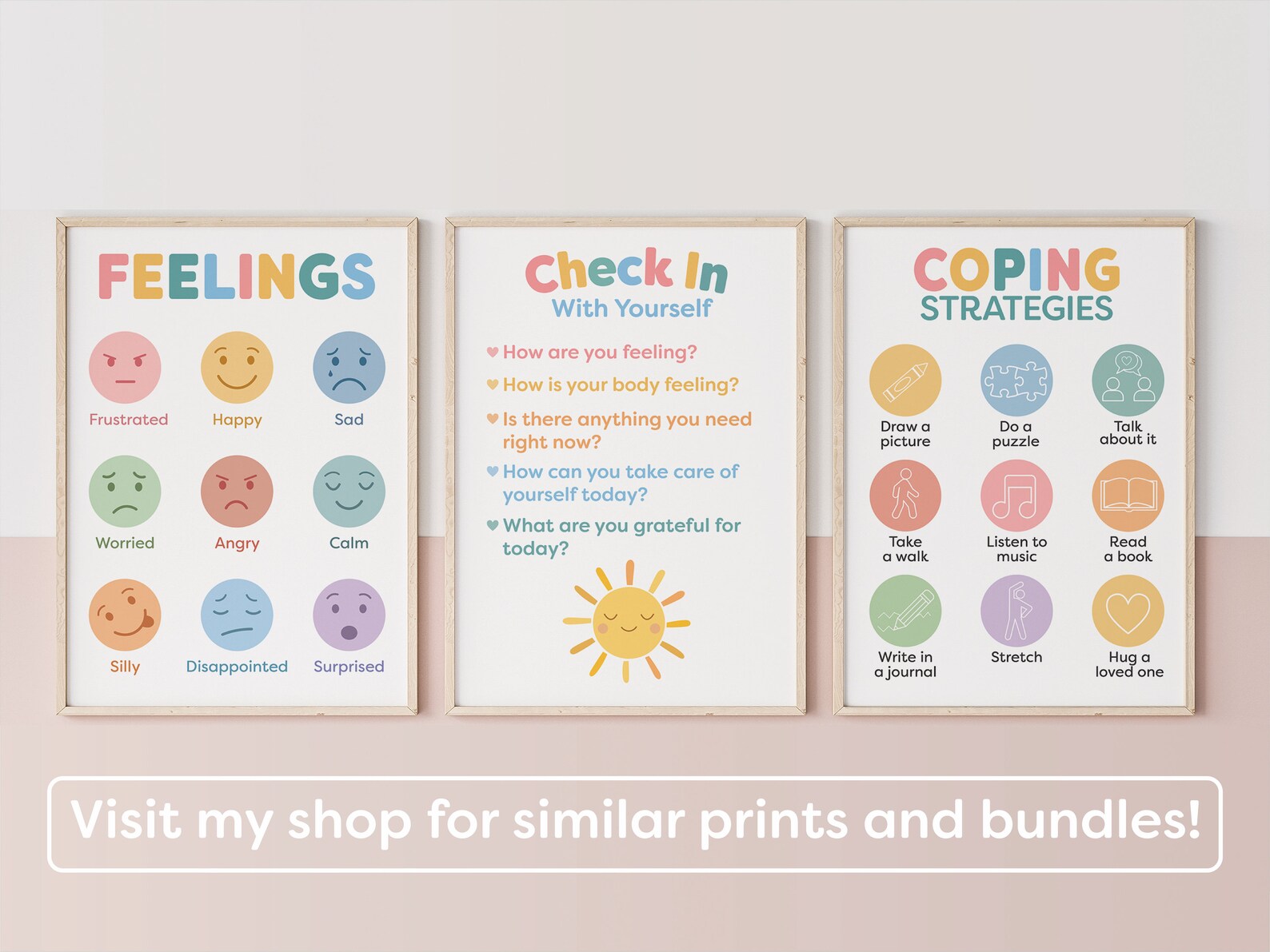 54321 Grounding Technique Poster Rainbow Grounding Printable - Etsy