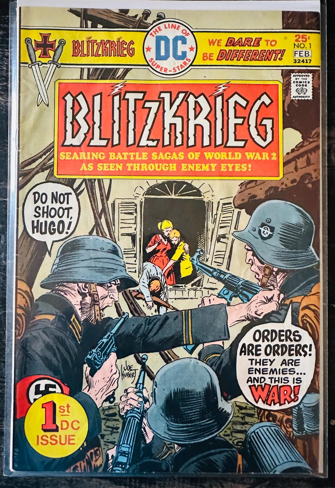 DC Super Star Comis, BLITZKKRIEG No. 1 Feb. Vintage Comics, 1970's - Etsy