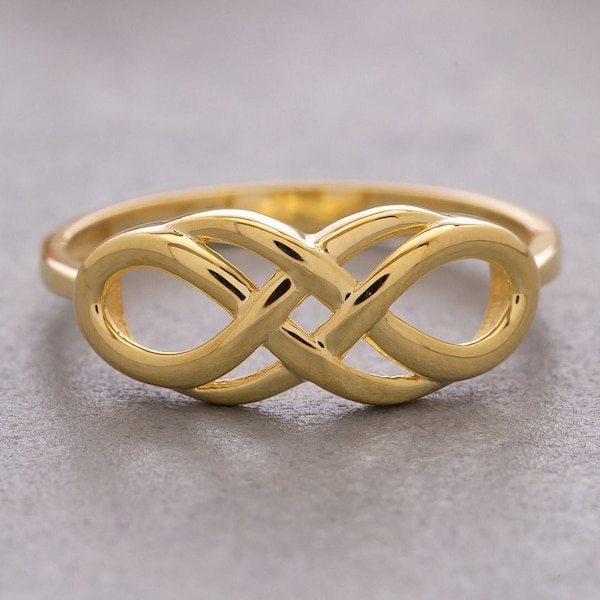 Gold Infinity Ring - Etsy