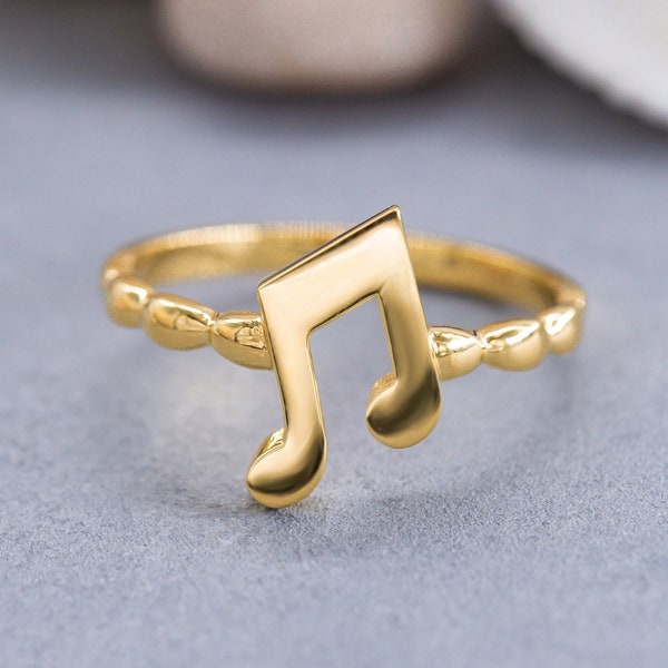 Music Note Ring - Etsy