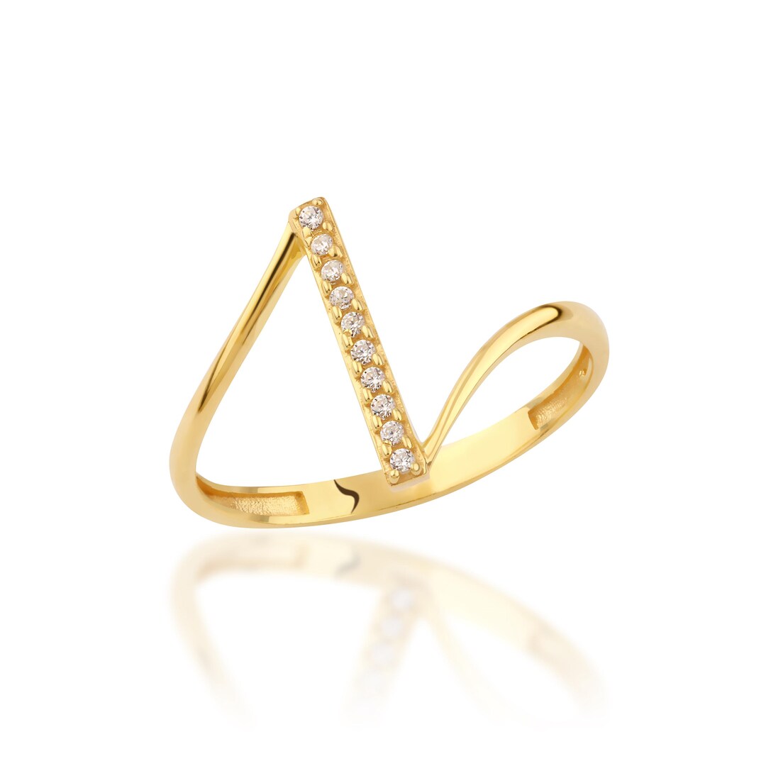 14K Solid Gold Mobius Ring, Sterling Silver Mobius Ring, Tiny Wave Ring ...