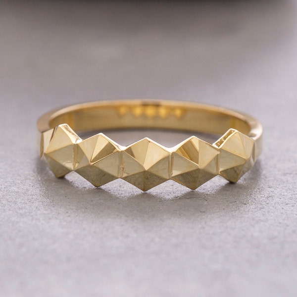 Hexagon Ring - Etsy