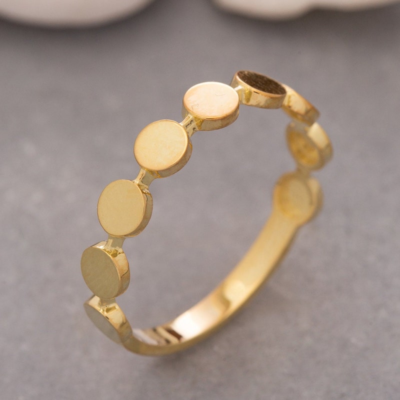 Silver Circle Ring - Etsy