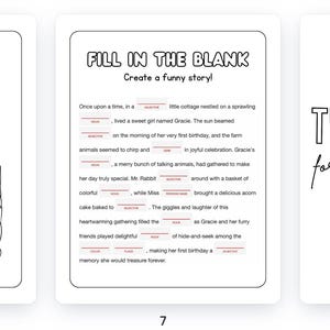 10 Page Personalized Coloring Book - Etsy