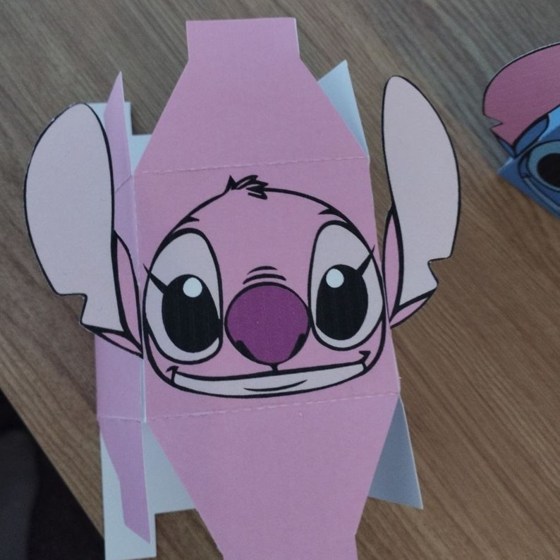 Stitch Party Printable Cube Gift Boxes Digital PDF - Etsy