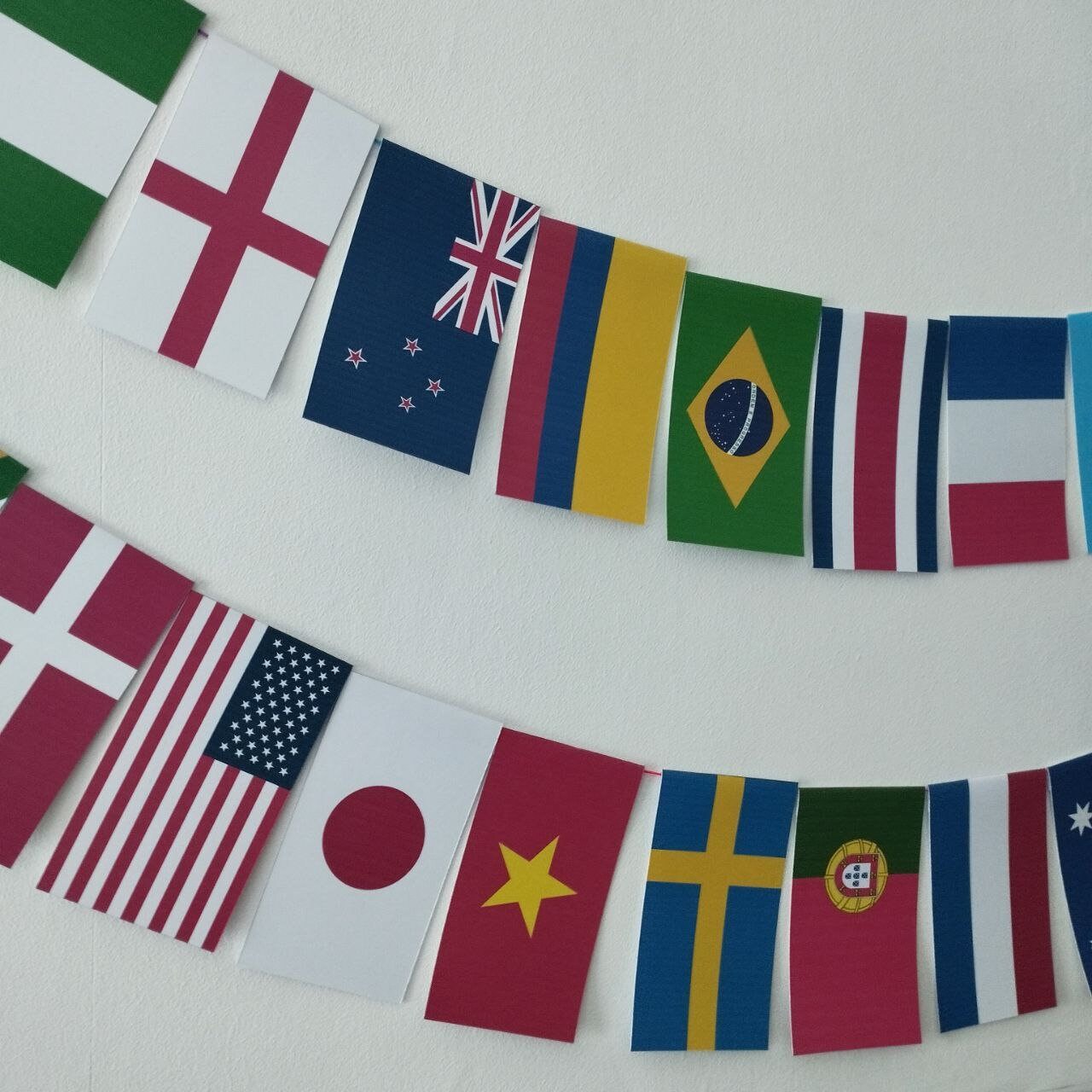 DIY FIFA World Cup 2023 WOMEN 32 Flags Banner Printable Digital File ...