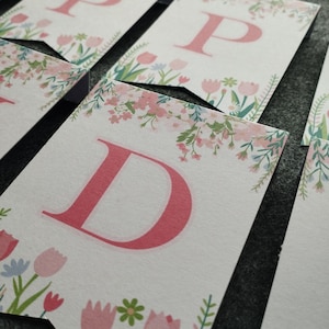 Floral Happy Birthday Banner | Printable Spring Party Decor | Digital ...