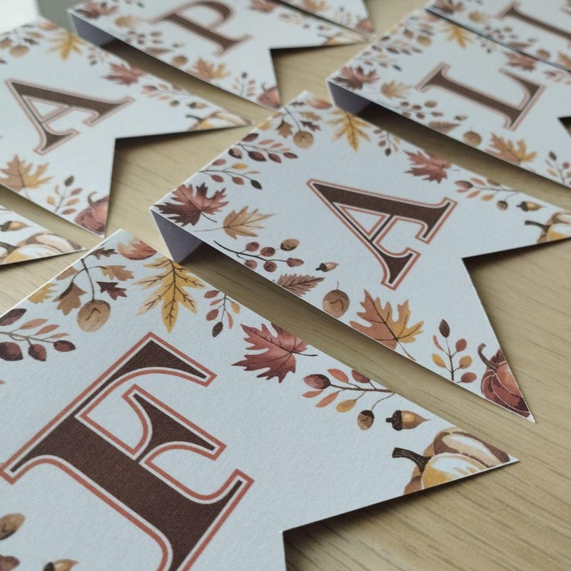 Thanksgiving Banner - Etsy