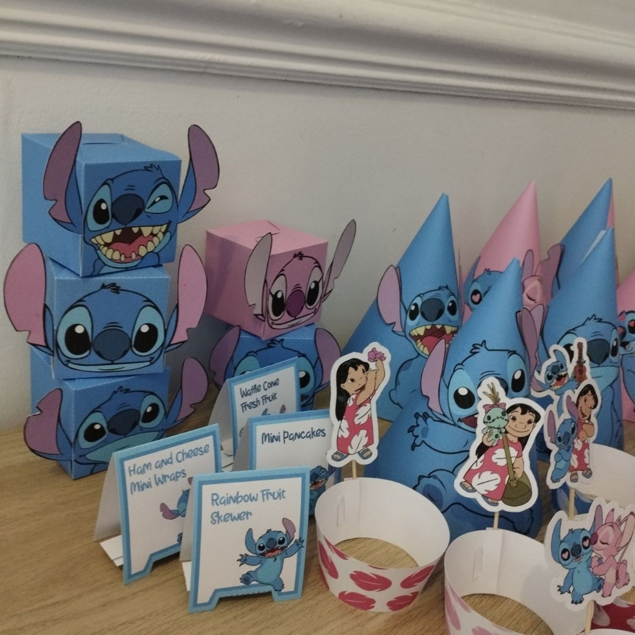Bundle Party Lilo Stitch Angel Printable | Digital Files -PDF Download ...