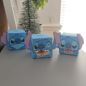 Stitch & Angel Printable Mini Cube Gift Boxes – Instant Download - Etsy