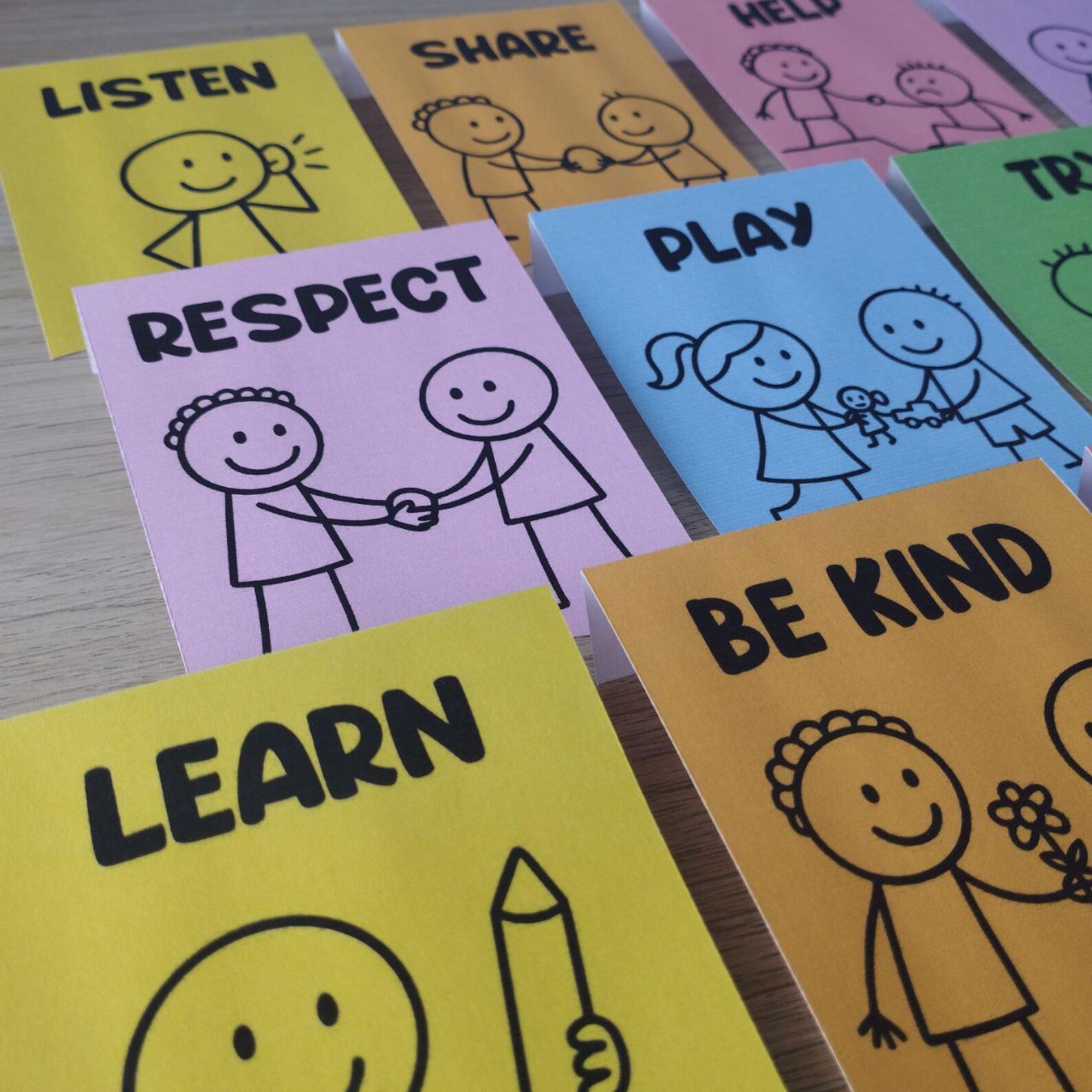 Classroom Rules Banner: 16 Positive Behavior Posters (two Sizes PDF) - Etsy