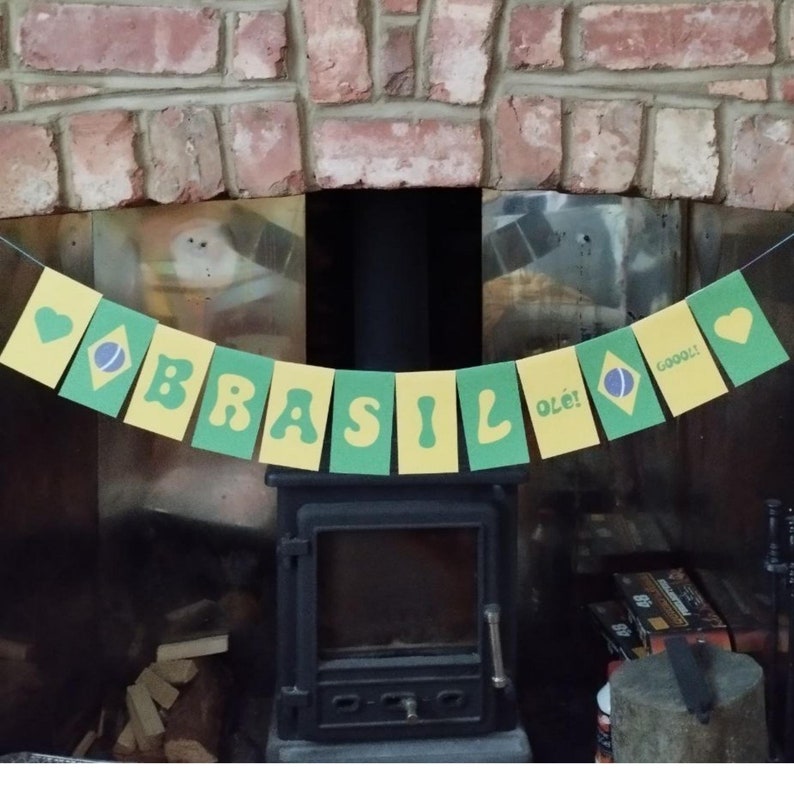 Celebrate Brazil With This Festive Banner | Digital File | Digital ...