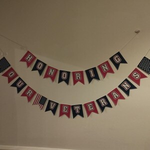 Veterans Day Banner Bundle - Digital File, PDF Download, Digital ...