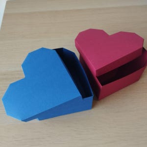 Heart-shaped Gift Box Template | Printable Valentine's Day Box | DIY ...