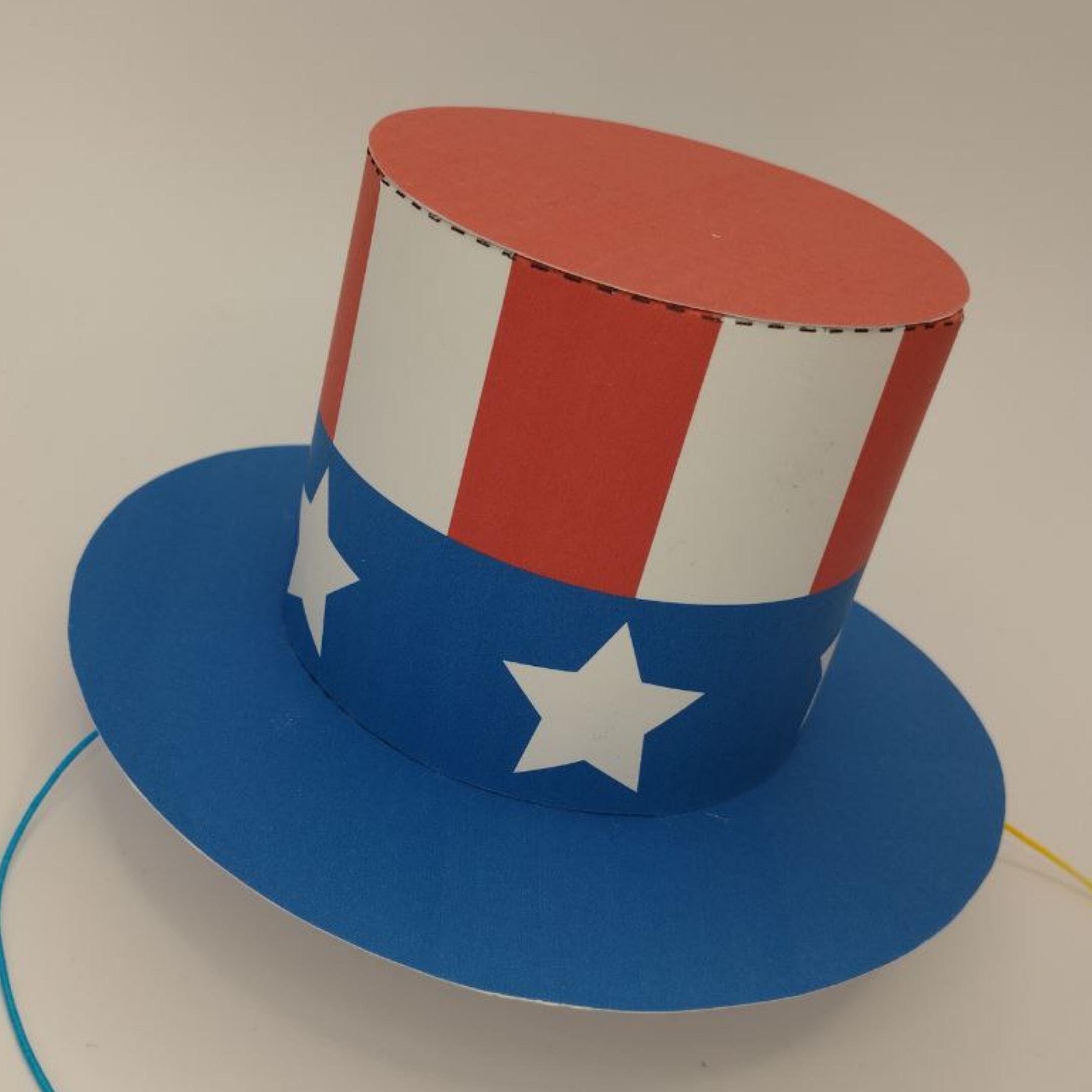 DIY Uncle Sam Hat: A Patriotic Hat for Independence Day Digital File ...