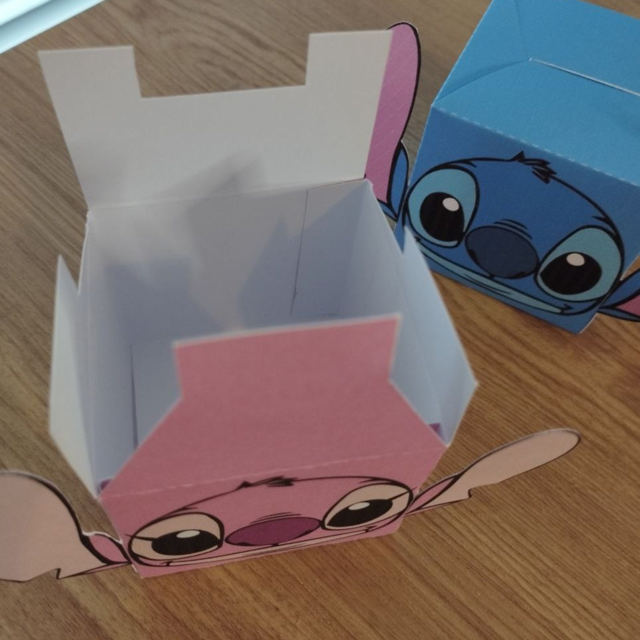 Stitch Party Printable Cube Gift Boxes Digital PDF - Etsy Australia
