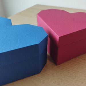 Heart-shaped Gift Box Template | Printable Valentine's Day Box | DIY ...