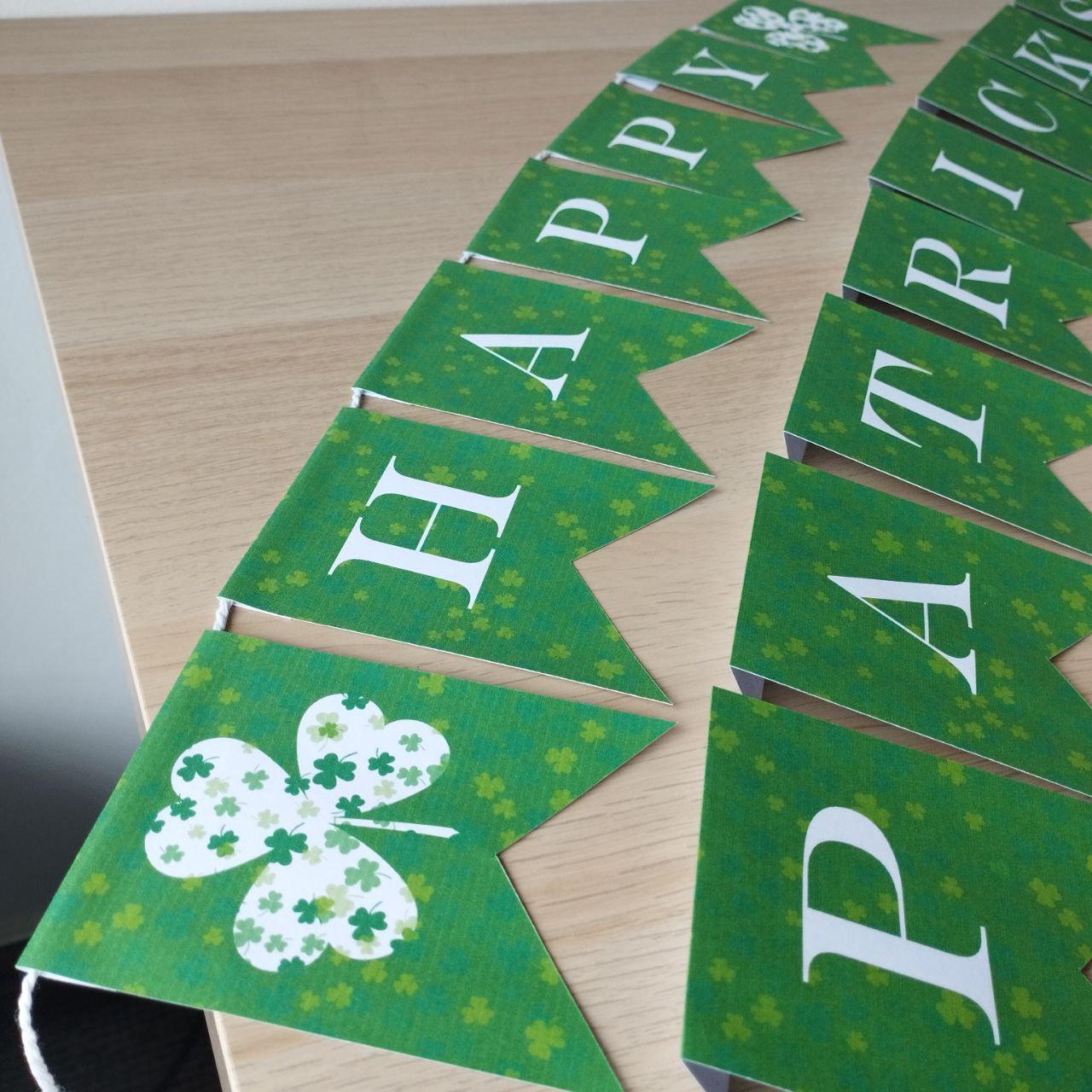 Printable St. Patrick’s Day Banner | DIY Irish Party Decor | Instant ...