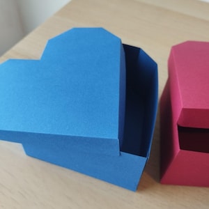 Heart-shaped Gift Box Template | Printable Valentine's Day Box | DIY ...