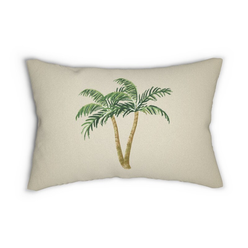 Palm Pillow - Etsy