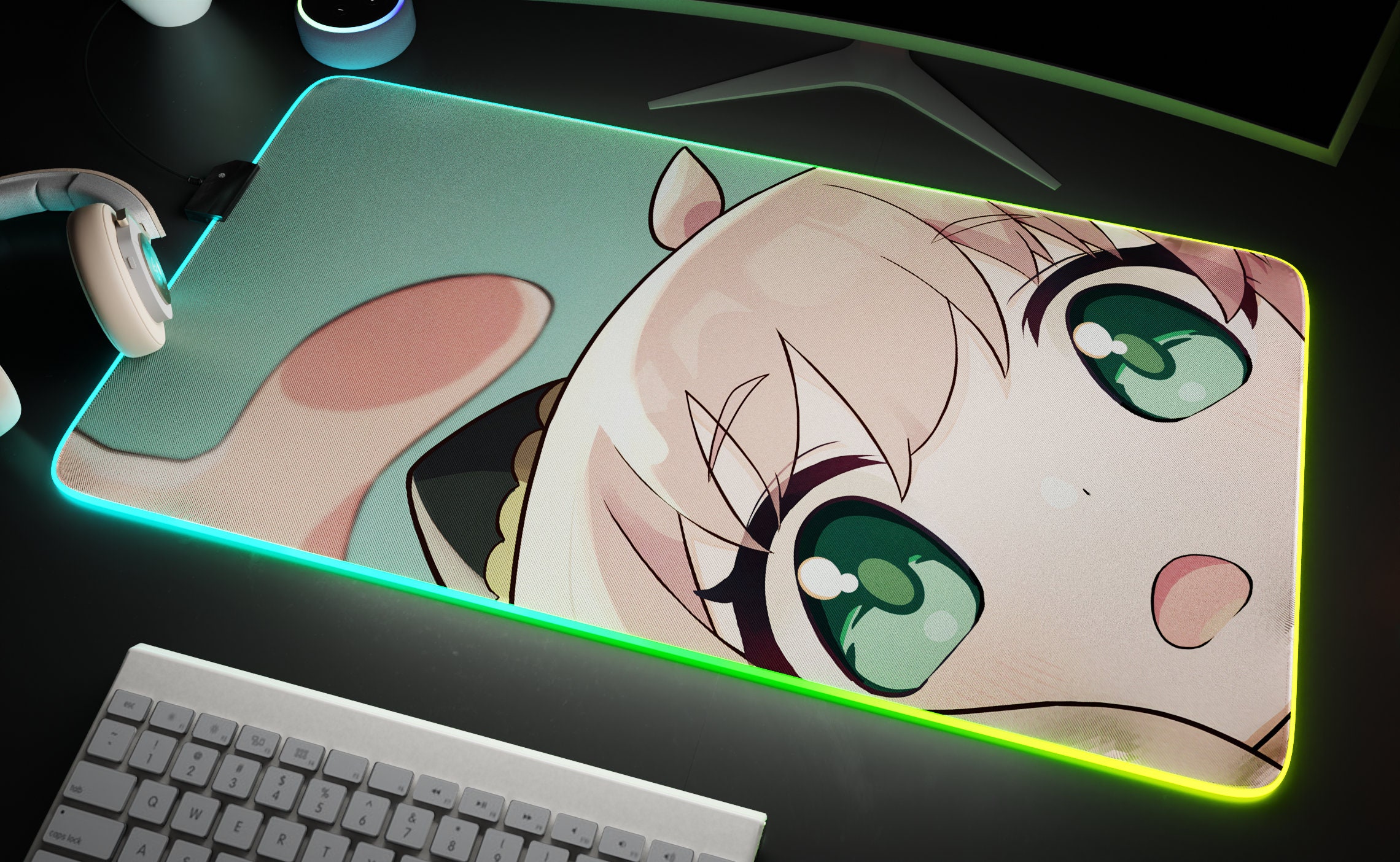 XFamily Anya Forger Art- Anime Desk Mat sold by Clinging Tally | SKU ...