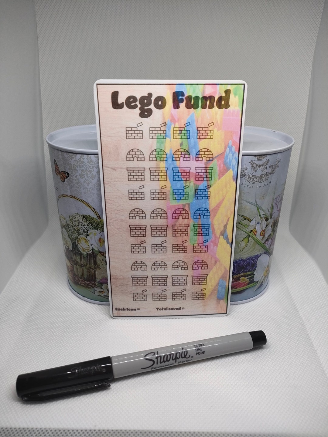 Lego Fund Savings Tracker / Savings Challenge / Cash Stuffing / Money ...