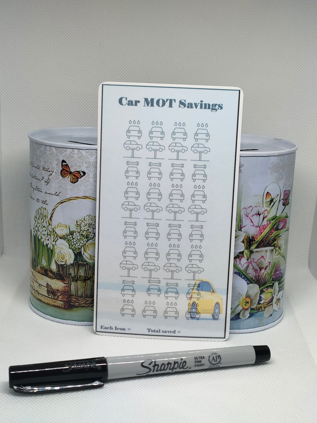 Car MOT Savings Tracker / Savings Challenge / Cash Stuffing / Money ...