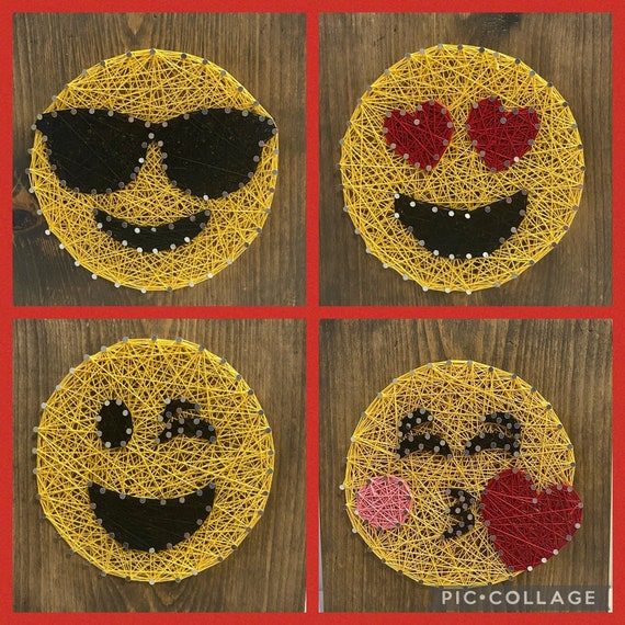 Emoji String Art Etsy