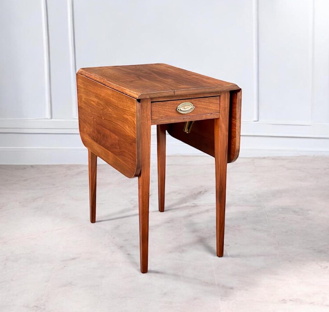 Antique Solid Cherry Sheraton Style Pembroke Drop Leaf Table - Etsy