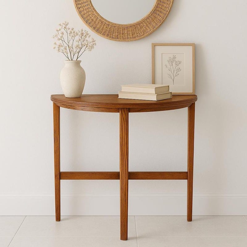 Half Moon Table - Etsy