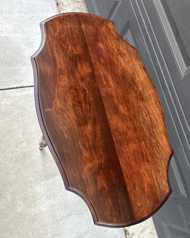 Antique Early 1900's Solid Wood Spindle Leg Foyer Entry Table - Etsy