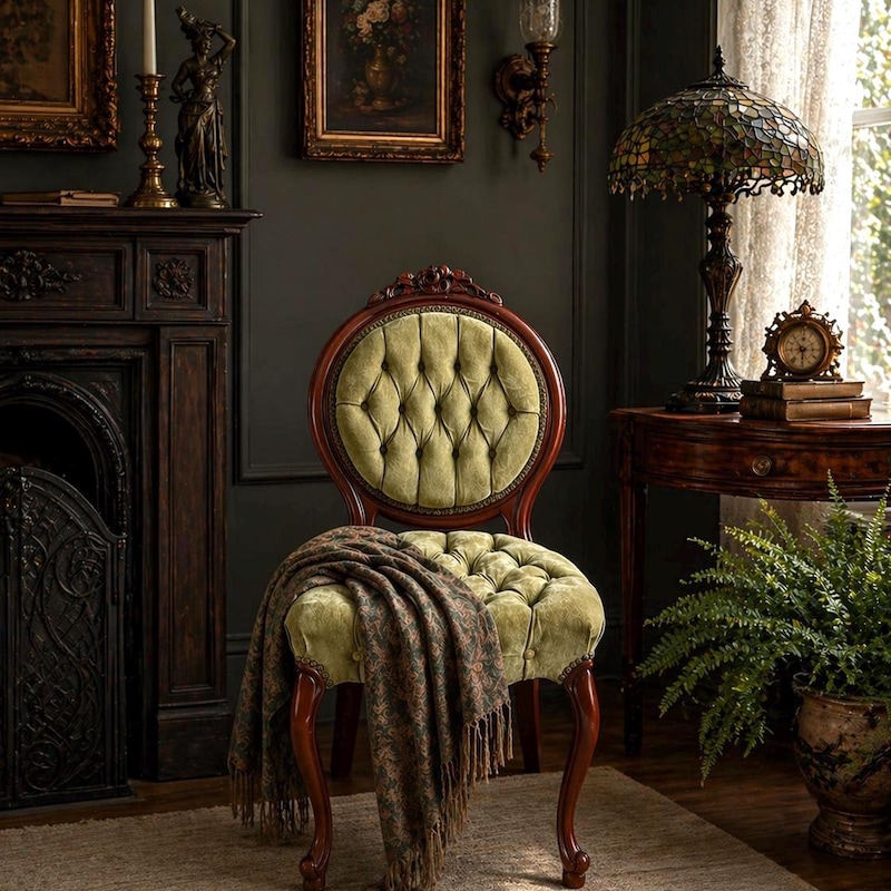 Antique Wood Bedroom Chairs - Etsy