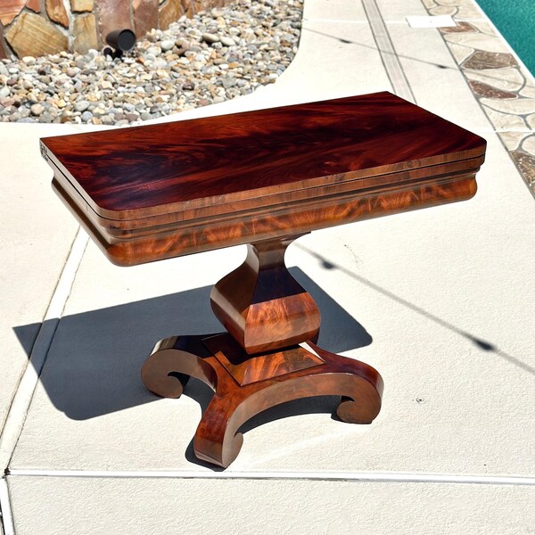 Antique Game Table - Etsy