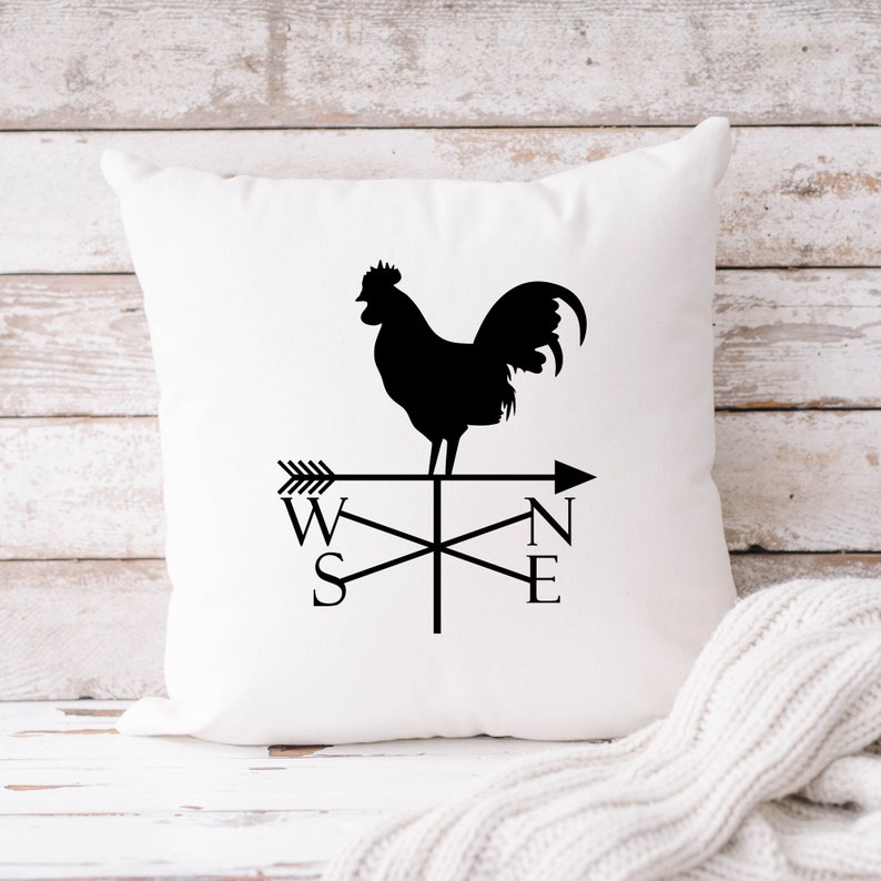 Rooster Weathervane SVG PNG PDF Dxf Eps, Weathercock Silhouette Svg ...
