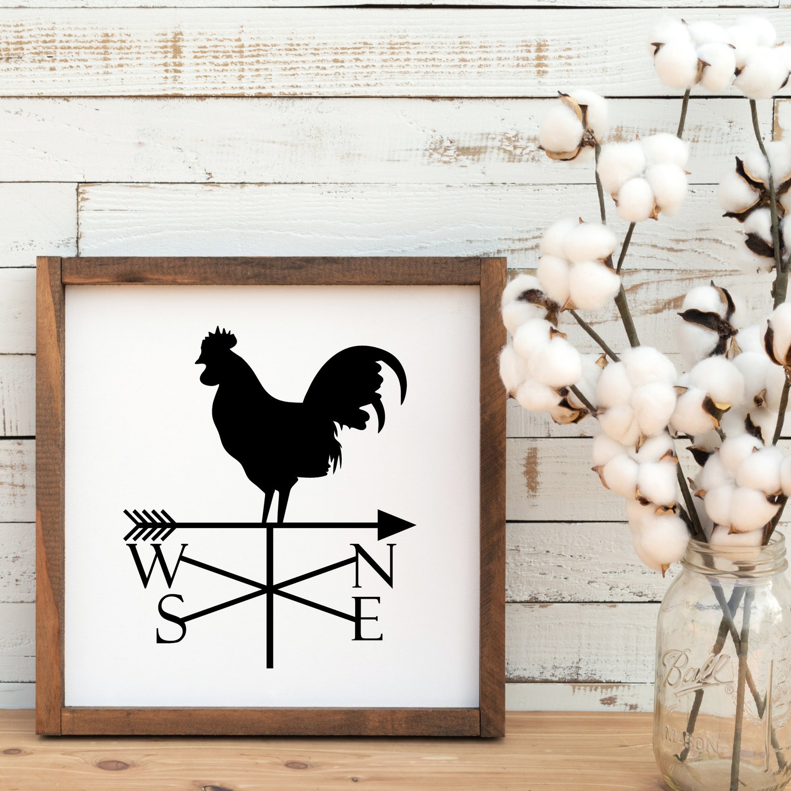 Rooster Weathervane SVG PNG PDF Dxf Eps, Weathercock Silhouette Svg ...