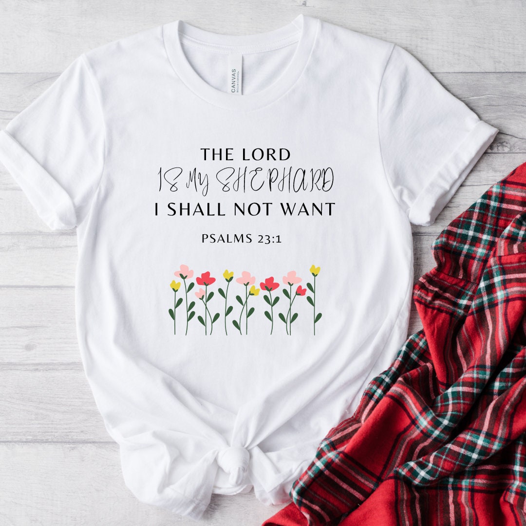 The Lord is My Shephard SVG, Psalms 23:1, Prayer SVG, Faith SVG ...