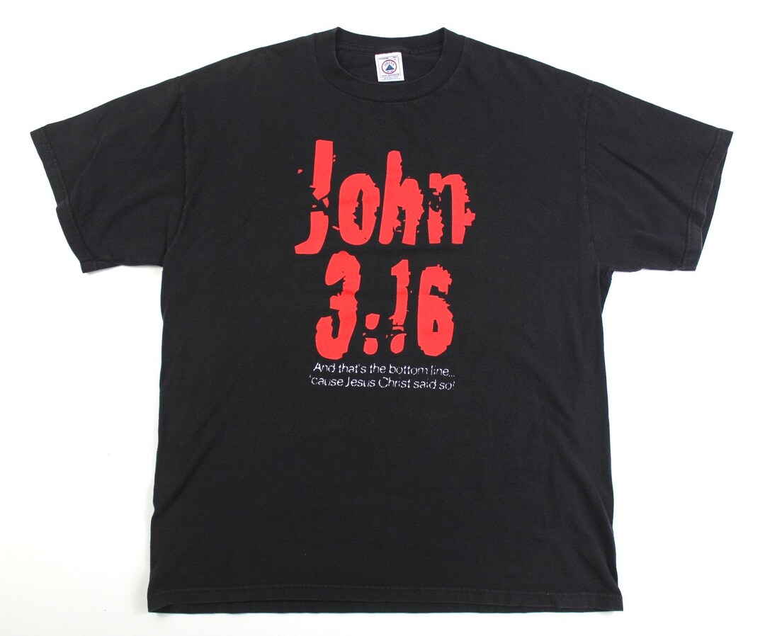 Vintage 90s Stone Cold Jesus Christ Parody T-shirt Size Large - Etsy