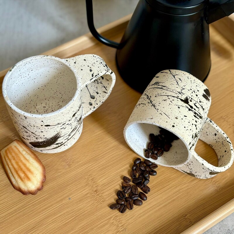 Ceramic Mug Splatter Paint - Etsy