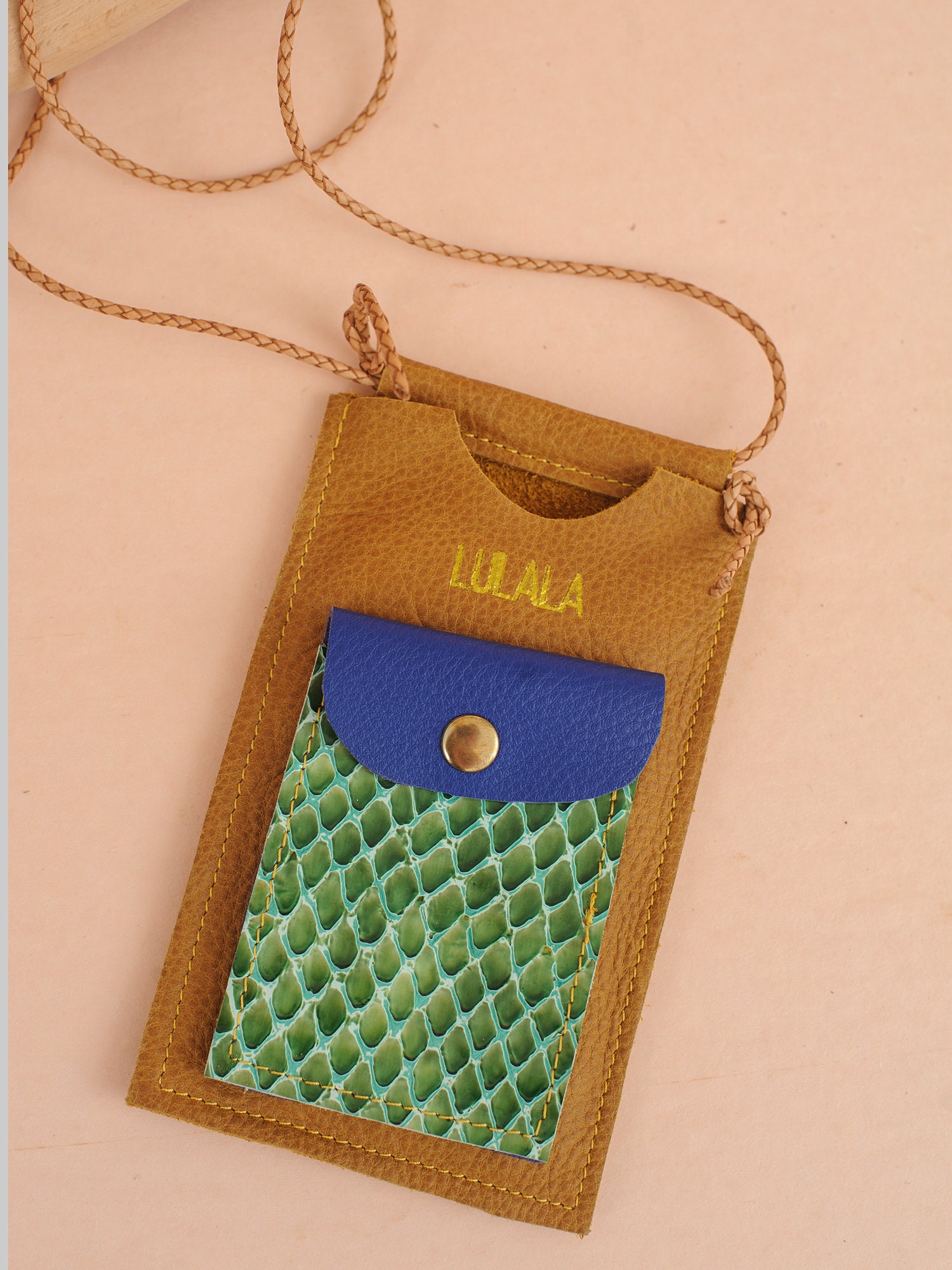 Real Leather Phone Case With Strap, Crossbody Bag for Mobile Phone ...