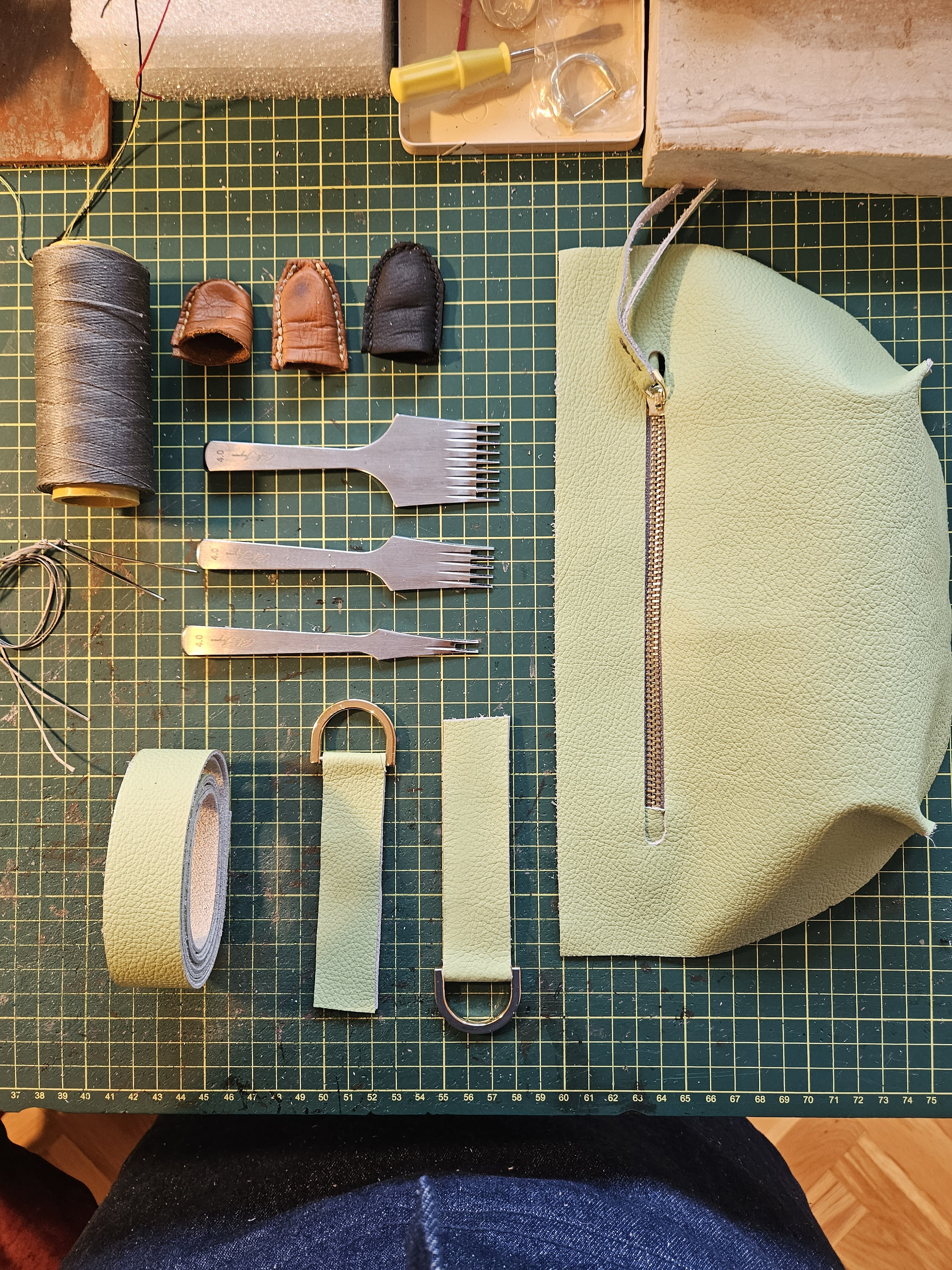 Bum Bag Hand Stitching Leahter Brown Bag/hip Bag for Women/ Leather ...