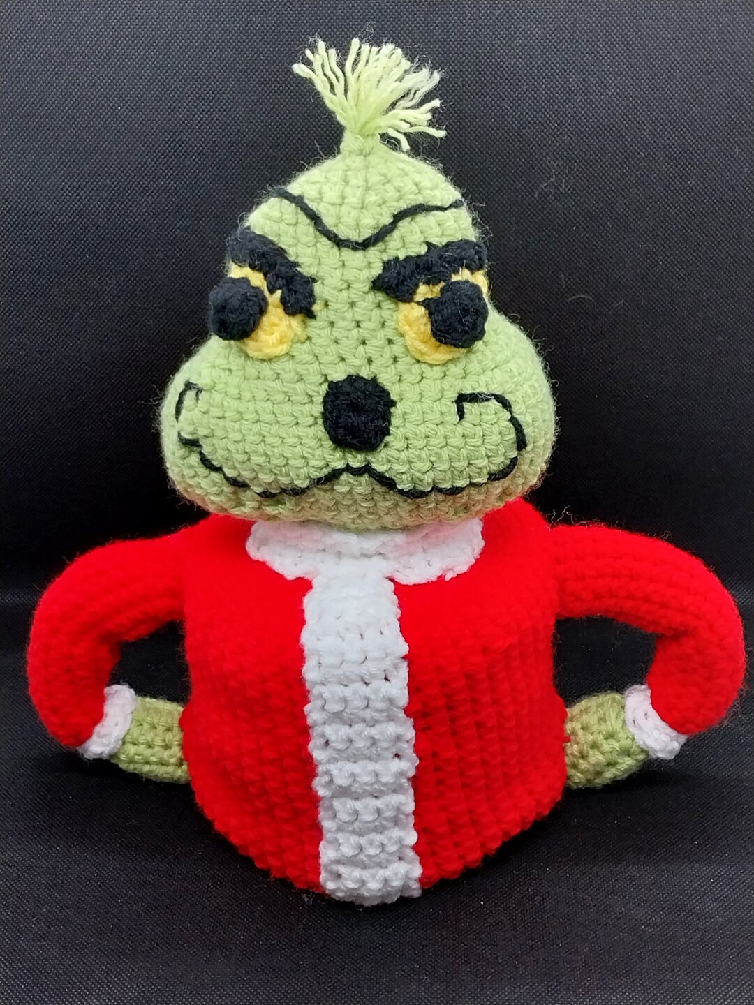 Grinch Toilet Paper Cover, Holiday Bathroom Décor, Christmas Decoration ...
