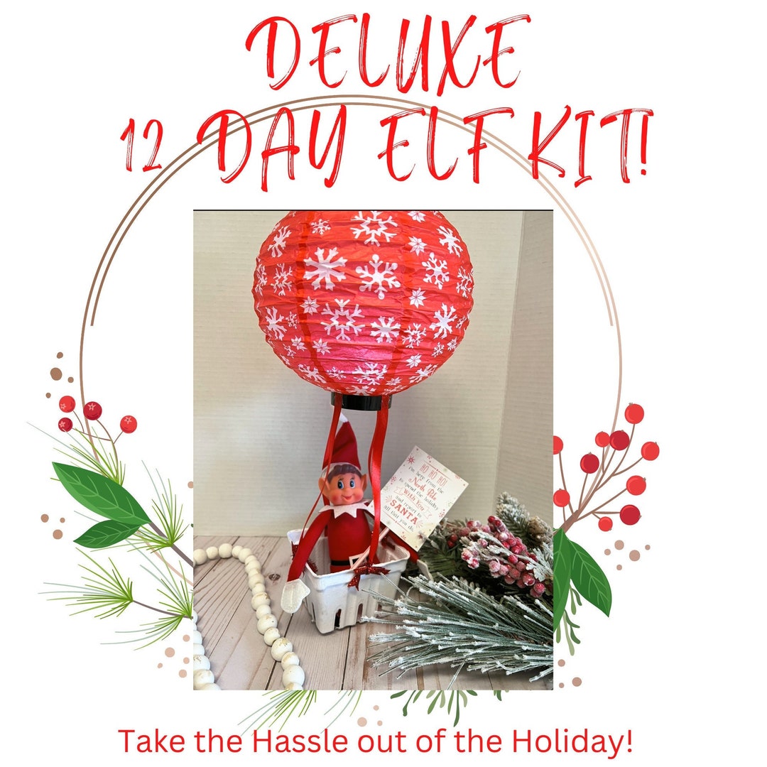 Elf Kit, 12 Day Elf Kit, Elf Props, Elf Antics, Christmas Fun, 12 Days ...