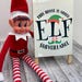 Elf Surveillance Sign: Christmas Elf Kit Prop (7x4 Inch) - Etsy